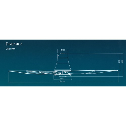 KDK Ceiling Fan (T60AW)
