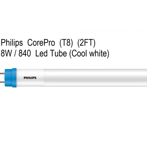 Philips CorePro T8 2FT 8W Led Tube